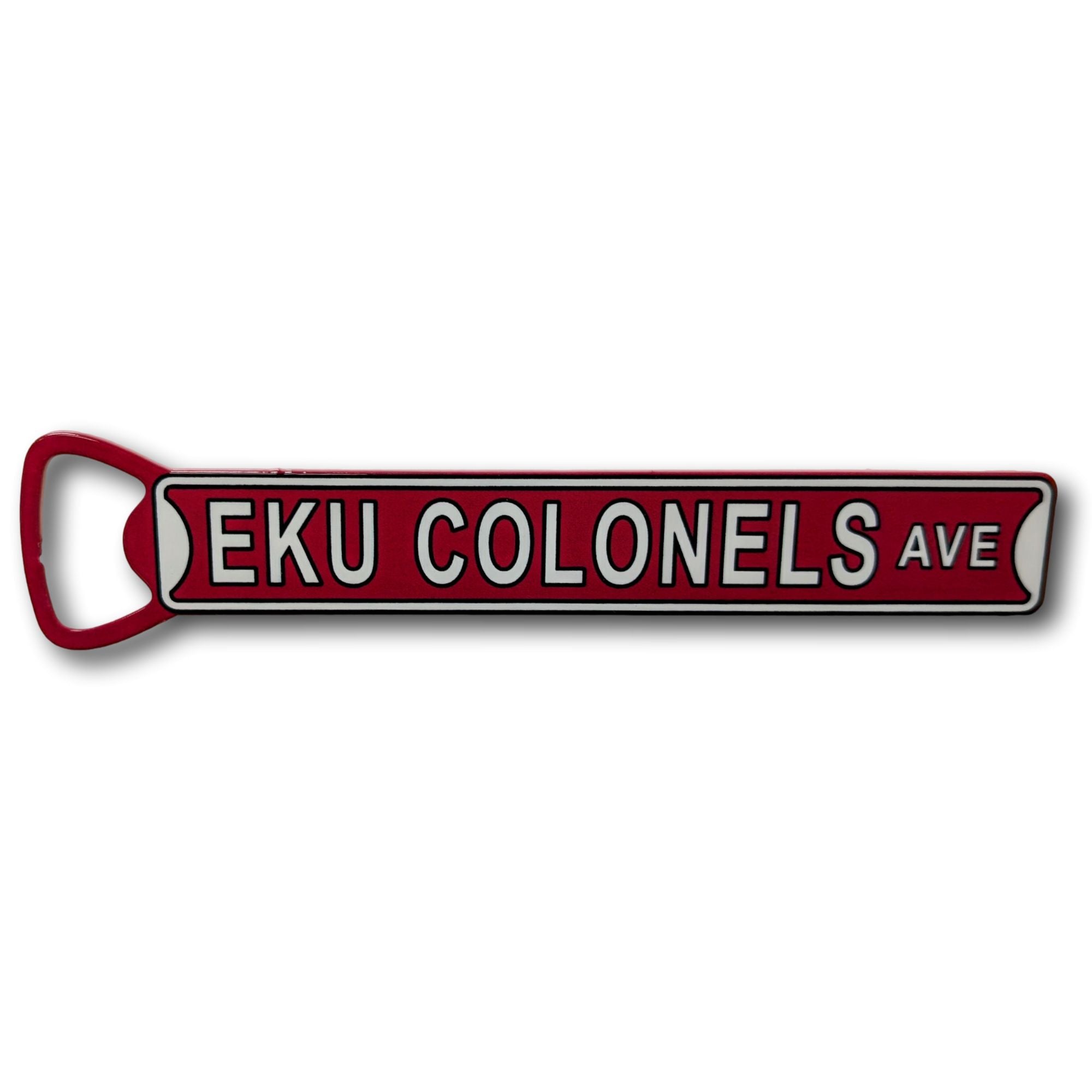EKU Colonels Ave - Steel Bottle Opener – authenticstreetsigns