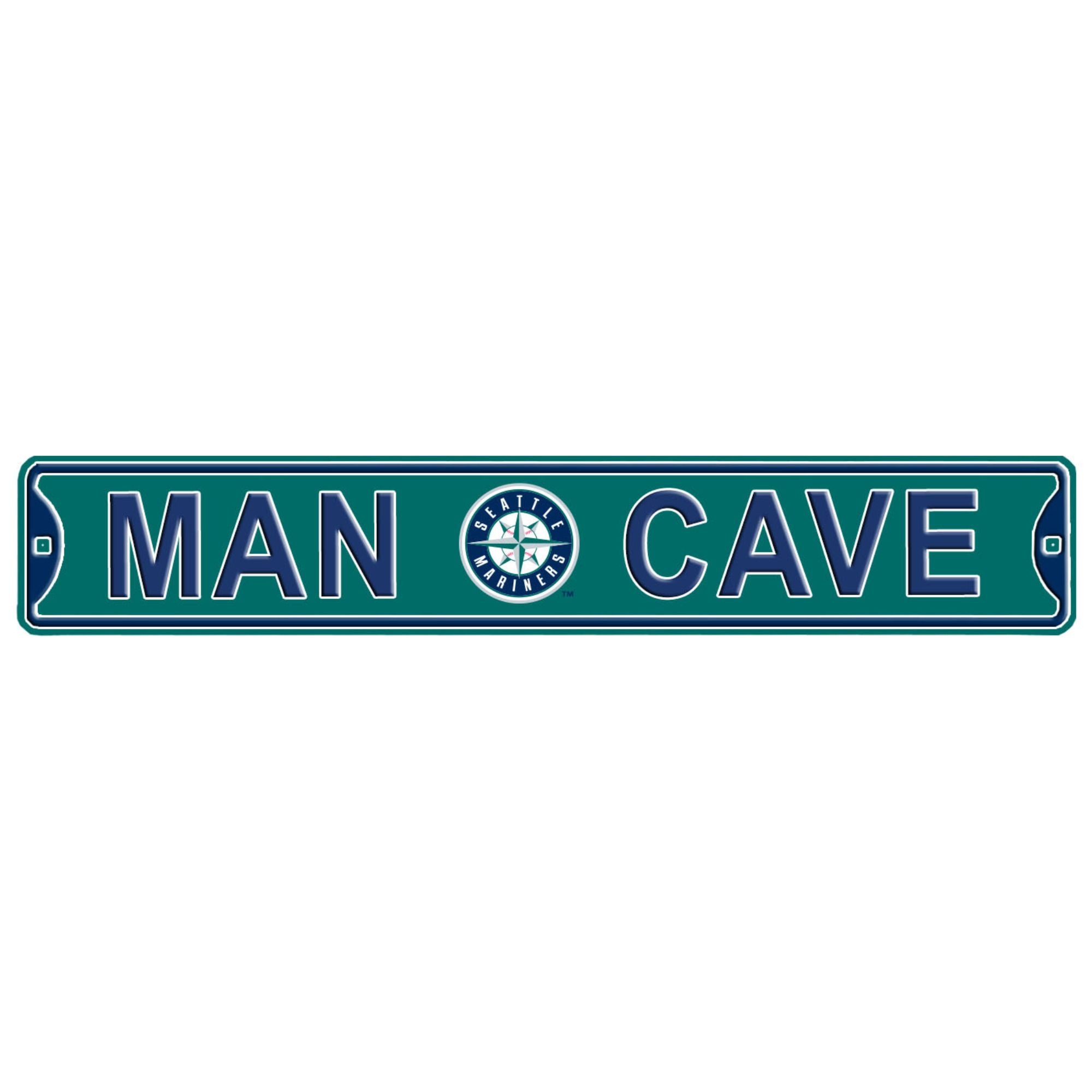 Seattle Mariners - MAN CAVE - Embossed Steel Street Sign ...