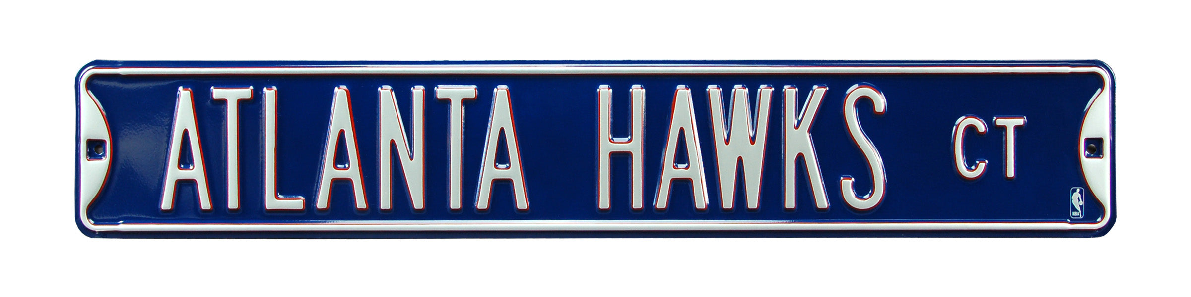 Atlanta Hawks - ATLANTA HAWKS CT - Embossed Steel Street Sign ...
