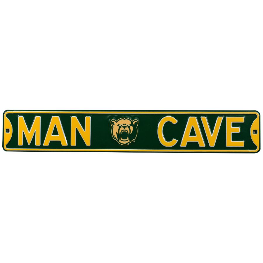 Baylor Bears 2020 -MAN CAVE - Embossed Steel Street Sign ...