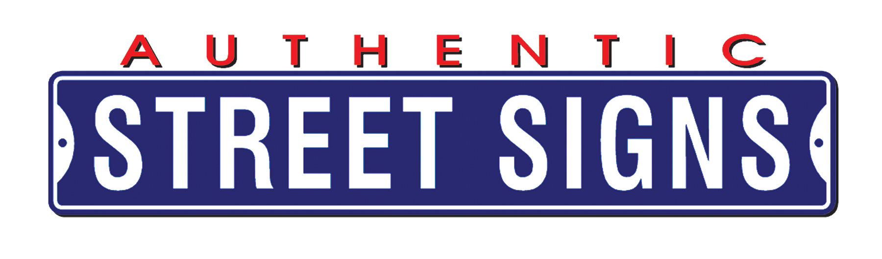 BOURBON TRAIL - White & Black Embossed Steel Street Sign ...