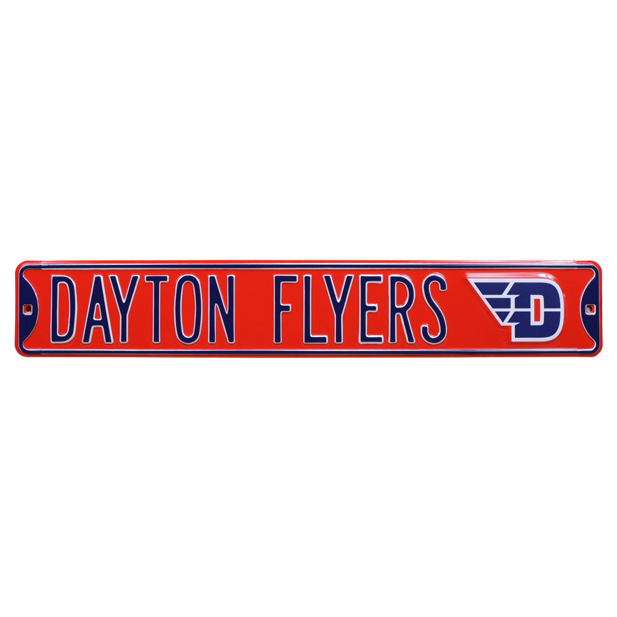 Dayton Flyers - Embossed Steel Street Sign – authenticstreetsigns
