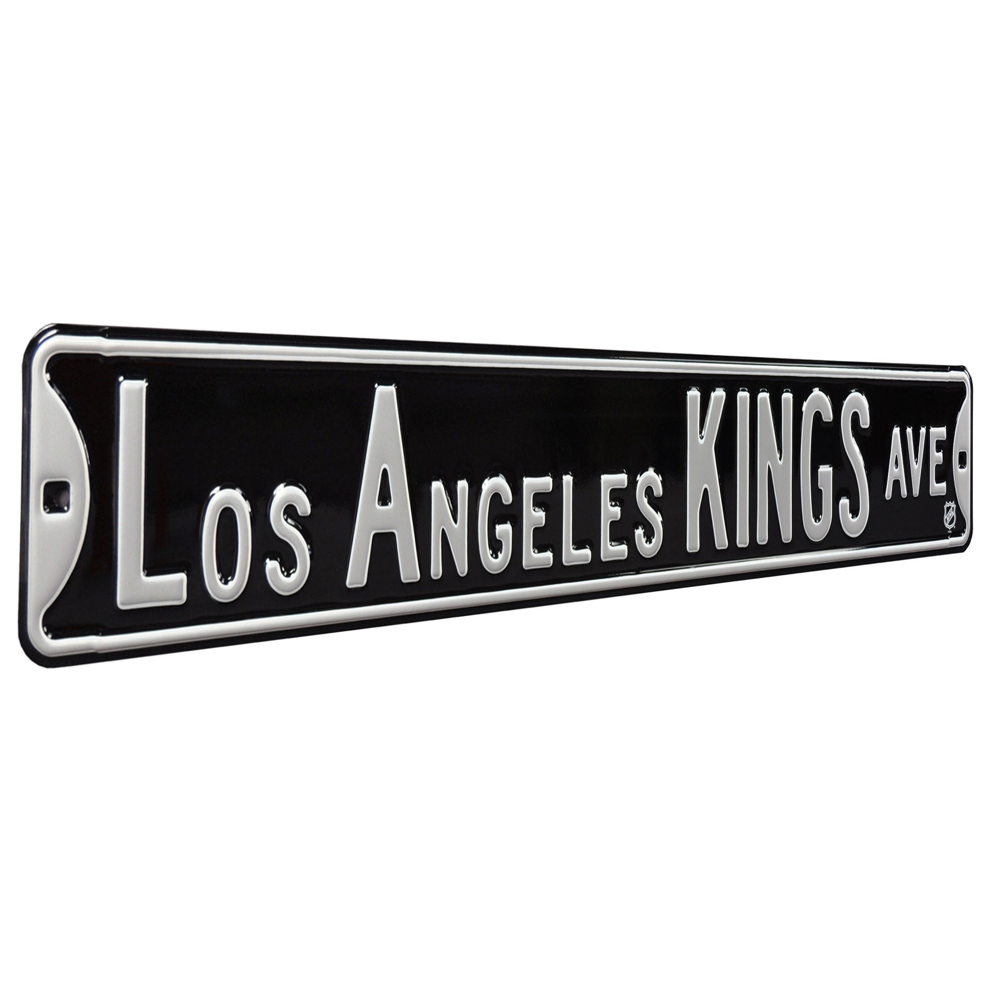 Los Angeles Kings - LOS ANGELES KINGS AVE - Embossed Steel Street Sign ...