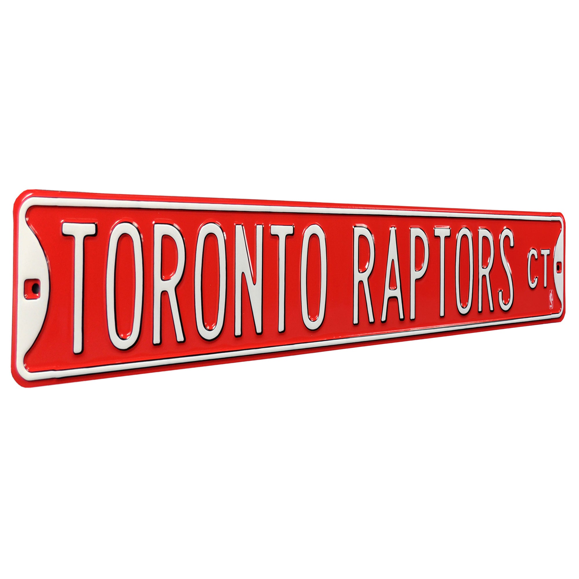 Toronto Raptors - TORONTO RAPTORS CT - Throwback Embossed Steel Street ...