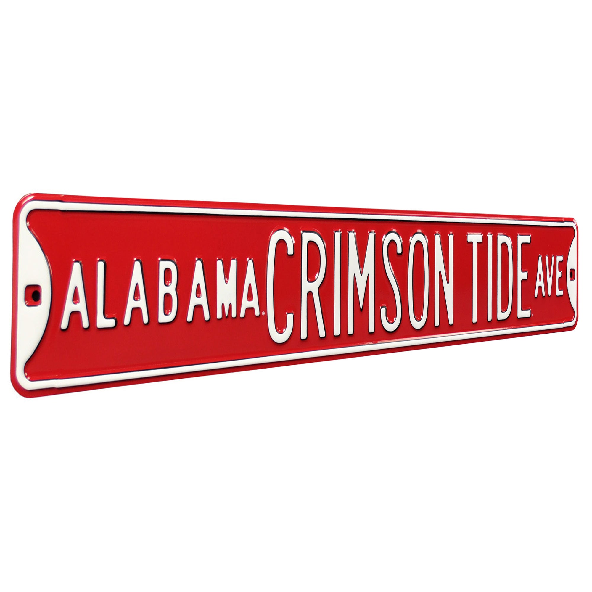 Alabama Crimson Tide - CRIMSON TIDE AVE - Embossed Steel Street Sign ...