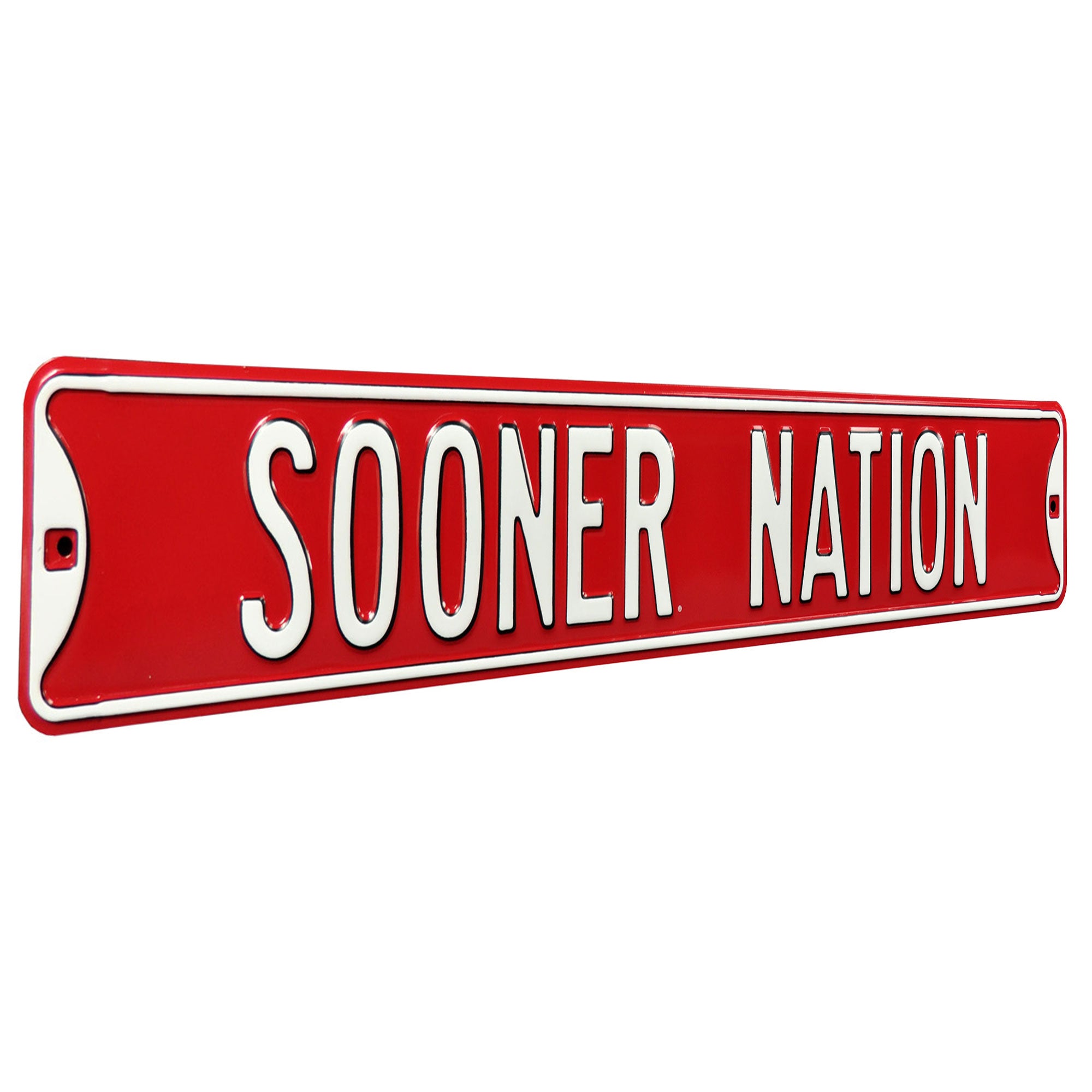Oklahoma Sooners - SOONER NATION - Embossed Steel Street Sign ...