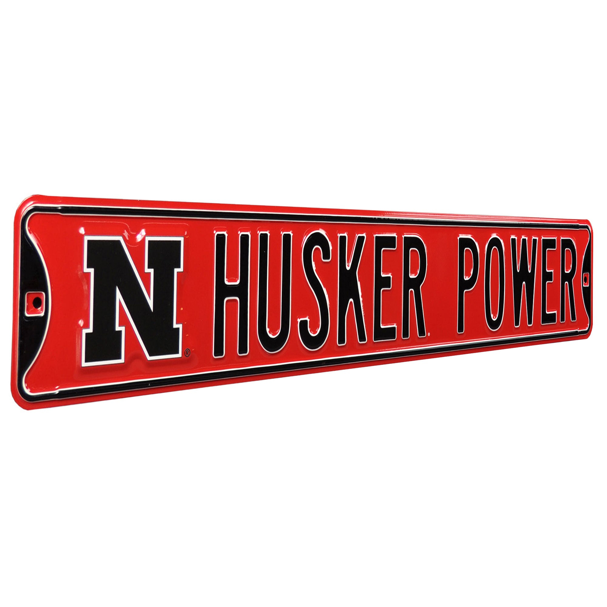 Nebraska Cornhuskers - HUSKER POWER - Embossed Steel Street Sign ...