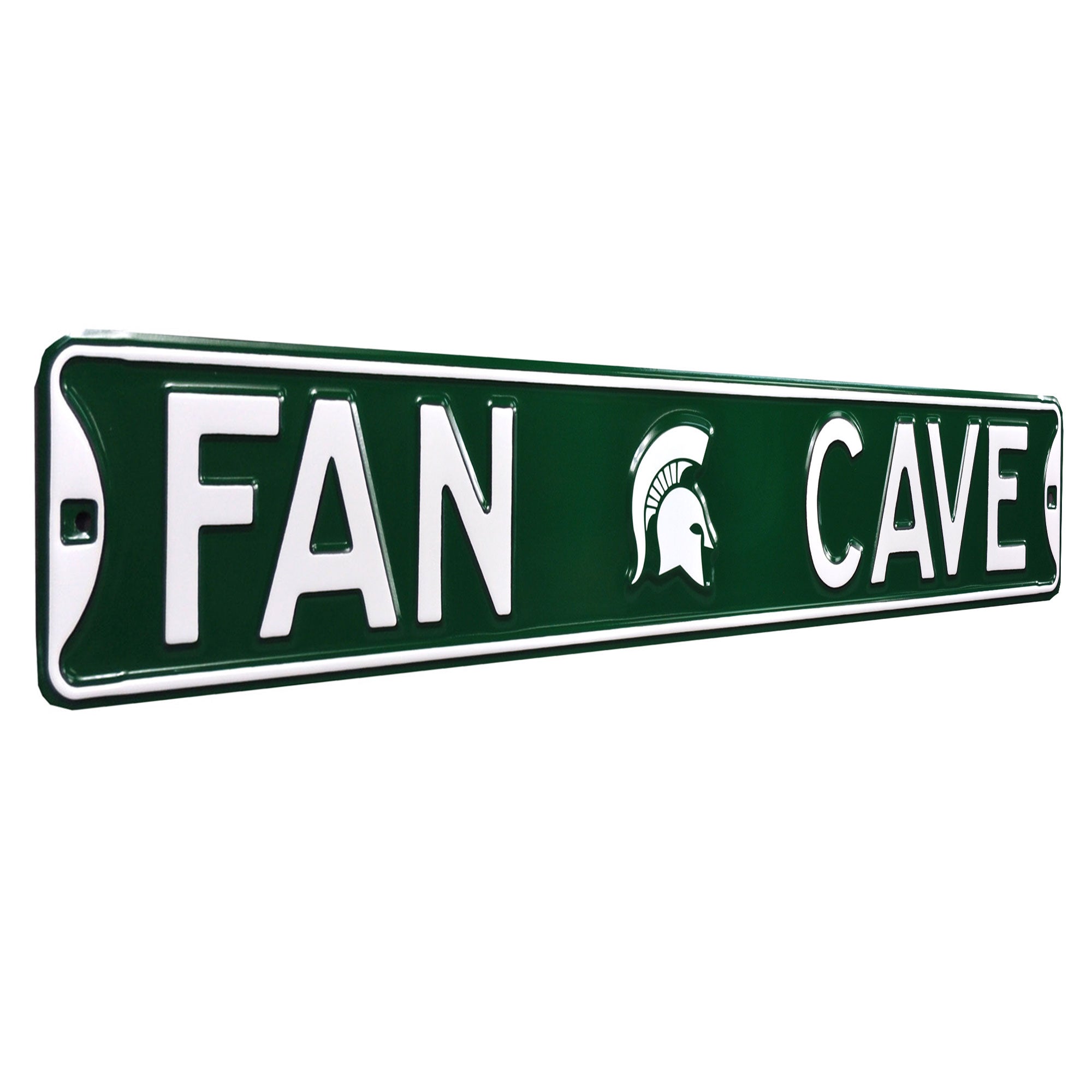 Michigan State Spartans - FAN CAVE - Embossed Steel Street Sign ...