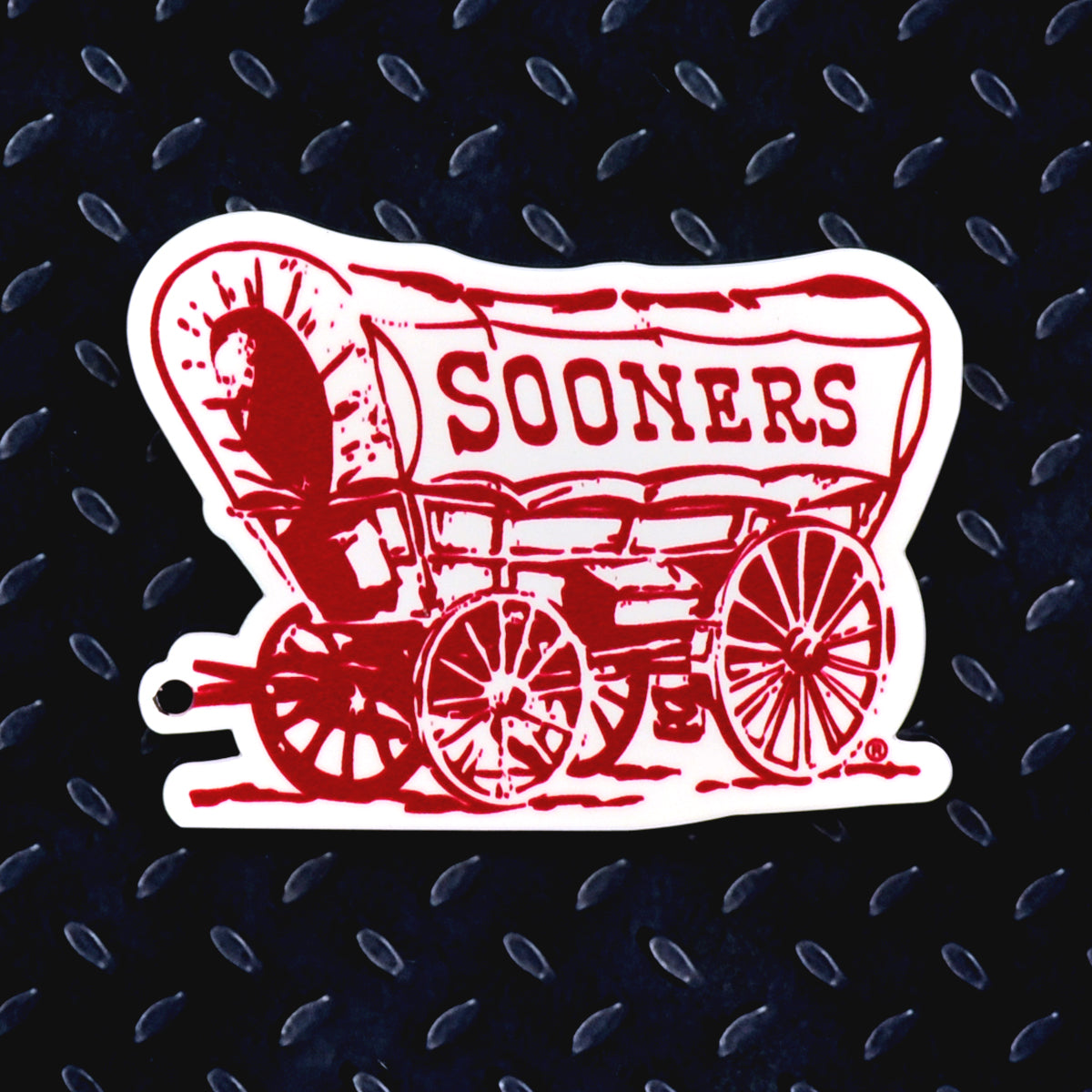 Oklahoma Sooners - Sooner Logo Steel Super Magnet – authenticstreetsigns