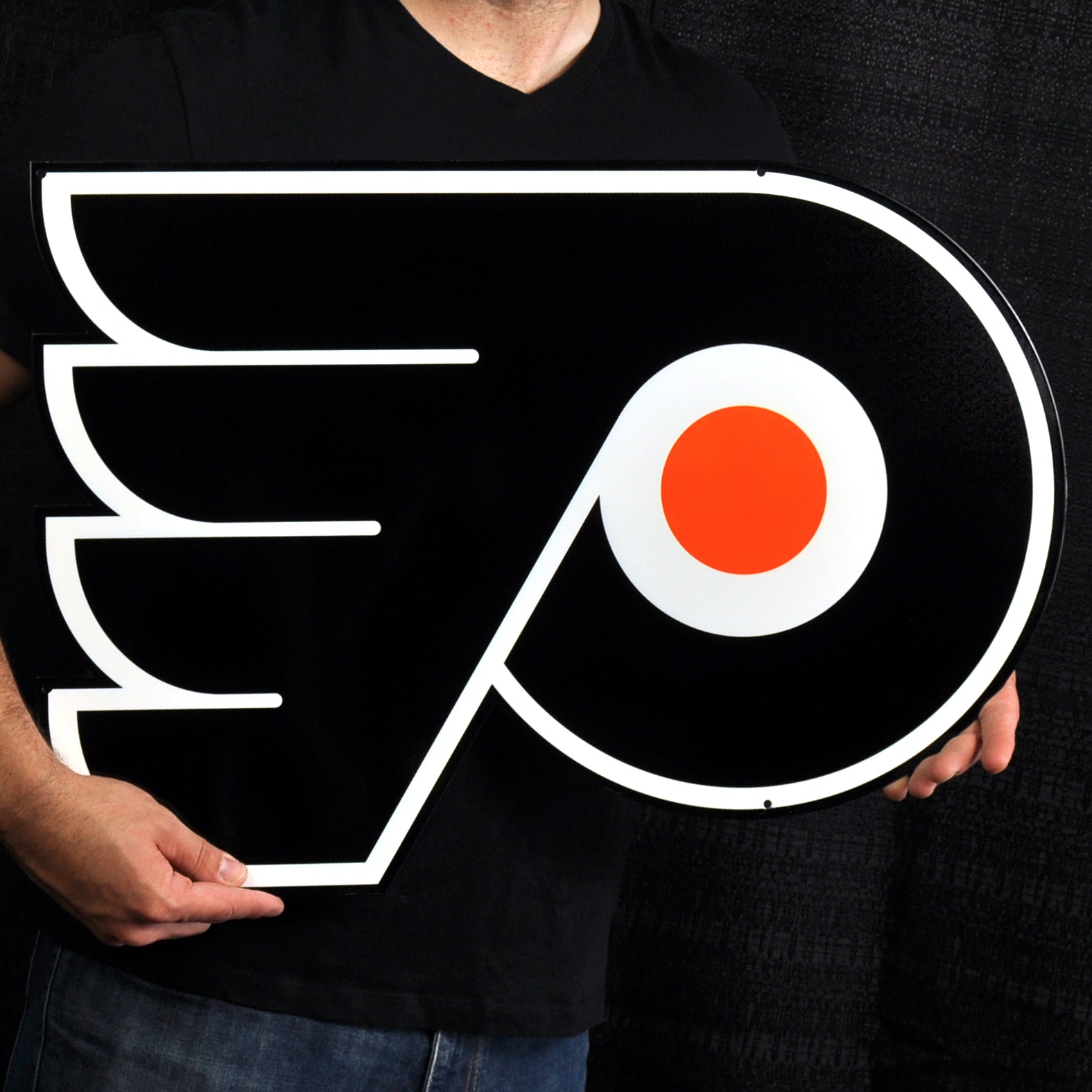 Philadelphia Flyers 24" X 16" Statement Size Steel Laser Cut Sign ...