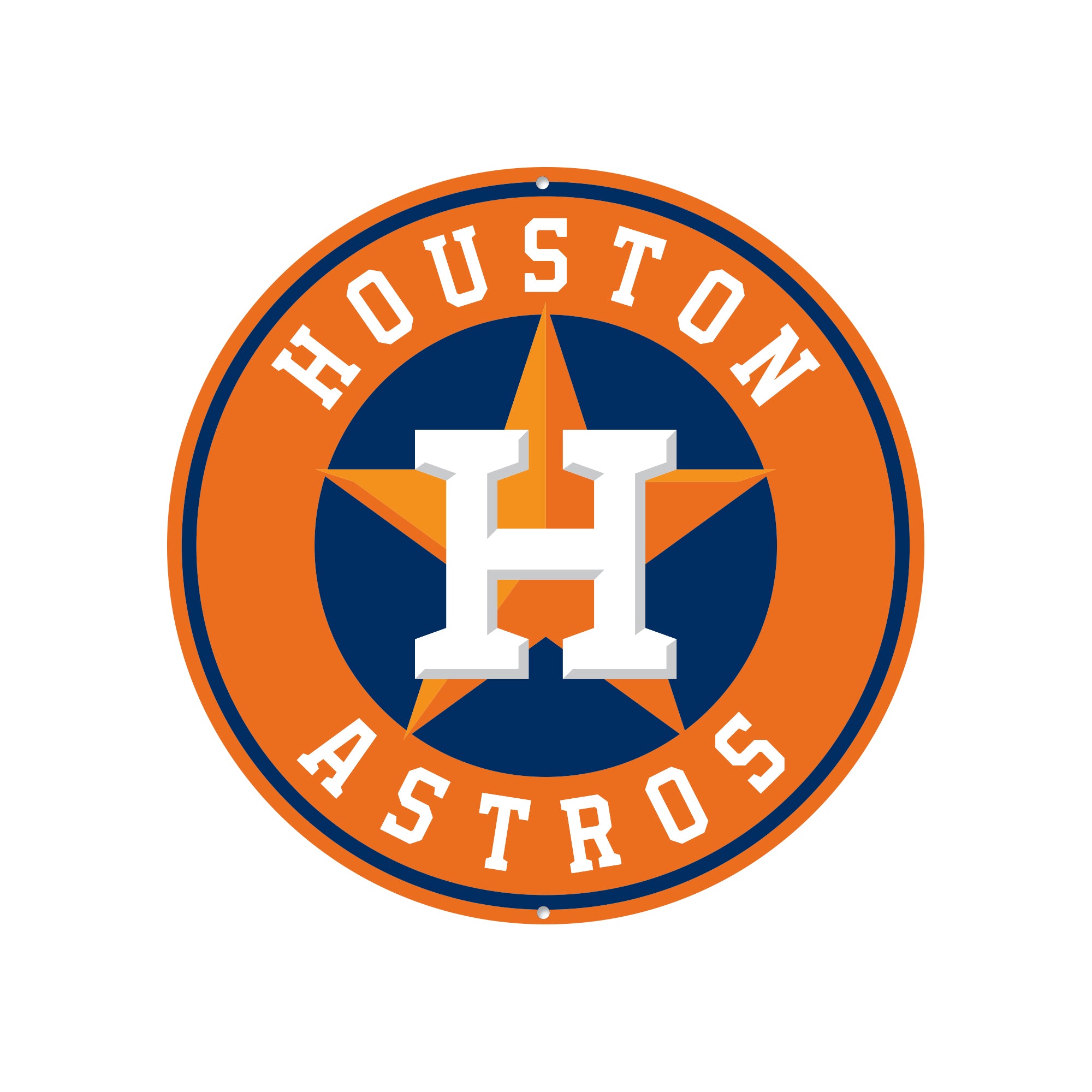 Houston Astros - Astros 12" Spirit Size Steel Laser Cut Sign ...