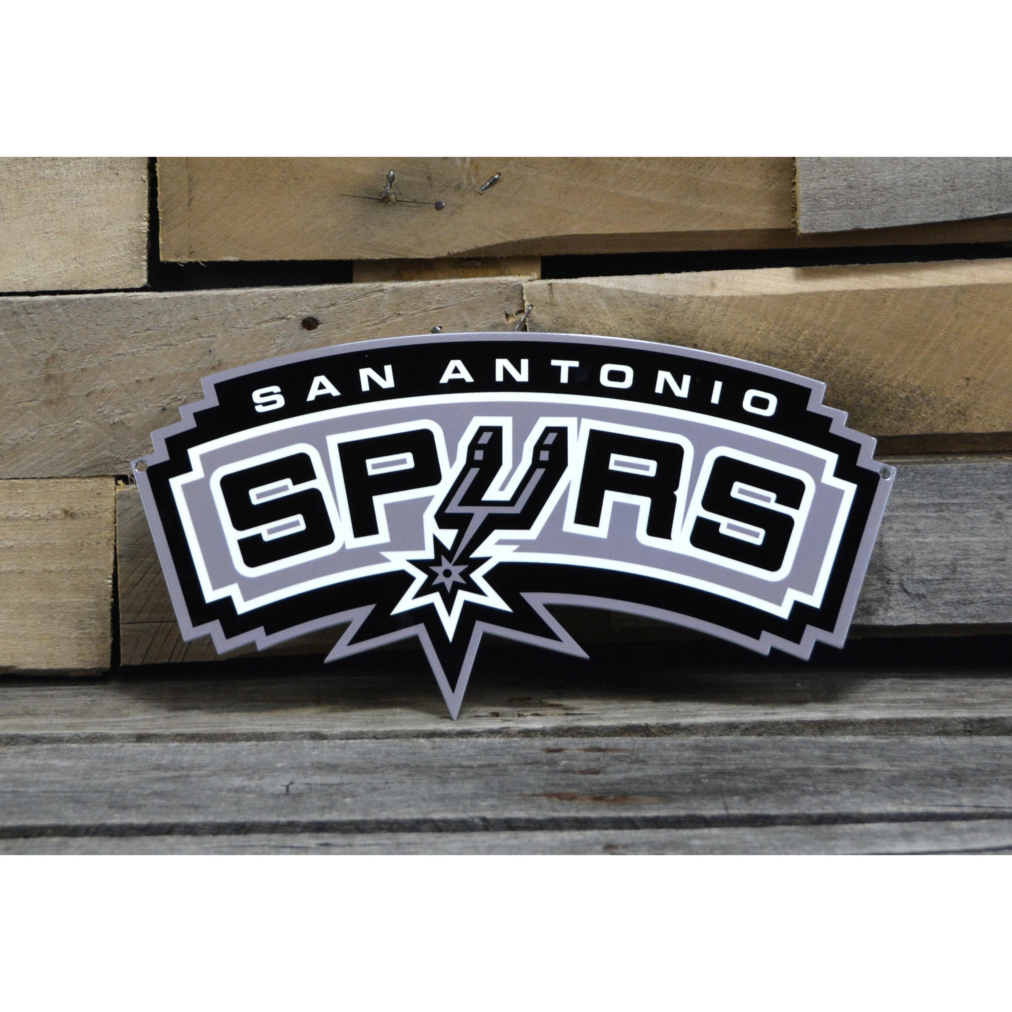 San Antonio Spurs 12" Spirit Size Steel Laser Cut Sign ...